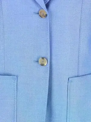 Max Mara Single-breasted Blazer - Blue