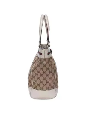 Gucci Mayfair Logo Stripe Tote Bag