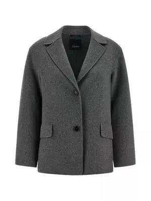 Max Mara Smmelfi Single-breasted Blazer - Grey