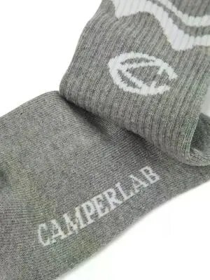 Camper Logo-embroidered Socks - Grey