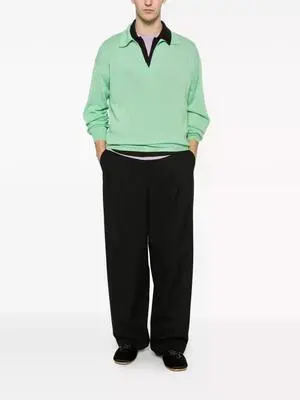 Marni Cuffed Pleated Trousers