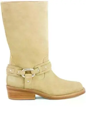 Rabanne Mid Heel Boots For Women