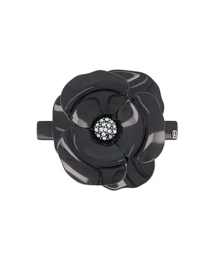 Alexandre De Paris Camelia Barette - Black