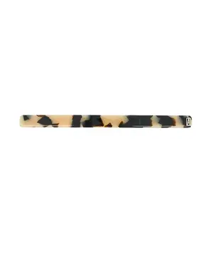 Alexandre De Paris Tuileries Fine Acetate Barrette - Beige Tortoiseshell