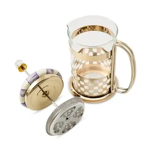 MACKENZIE-CHILDS Check French Press - Violet