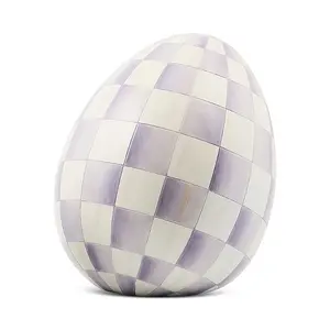 MACKENZIE-CHILDS Check Small Egg - Violet