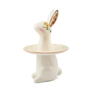 MACKENZIE-CHILDS Patch Rabbit Sweet Stand - Posie