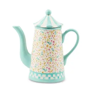 MACKENZIE-CHILDS Patch Ceramic Tea Pot