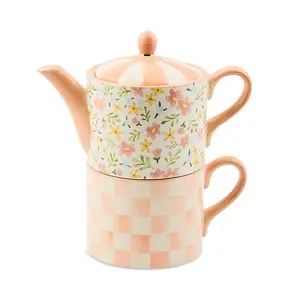 MACKENZIE-CHILDS Patch Ceramic Tea For Me Set - Posie