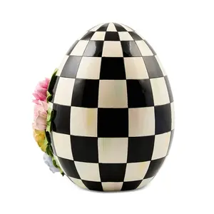 MACKENZIE-CHILDS Spring Floral Tabletop Egg