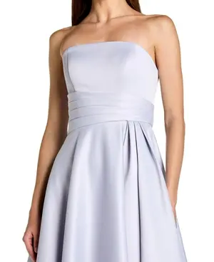 Mac Duggal Strapless Satin A-line Ballgown