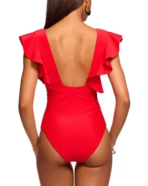 Ramy Brook Kaye One Piece Swimsuit - Flame