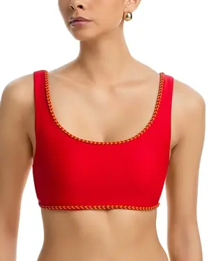 Ramy Brook Maeve Bikini Top - Flame