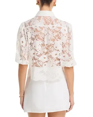 Generation Love Tammy Mesh Lace Shirt