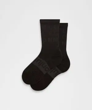Lululemon Power Stride Crew Socks - Black