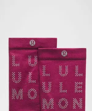Lululemon Power Stride Crew Socks - Raspberry Rave