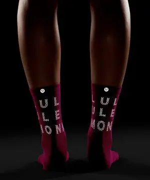Lululemon Power Stride Crew Socks - Raspberry Rave
