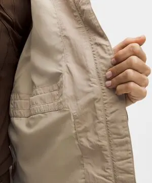 Lululemon Always Effortless Jacket - Wacky Khaki