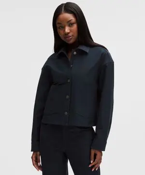 Women's Jackets with Snap Button Placket