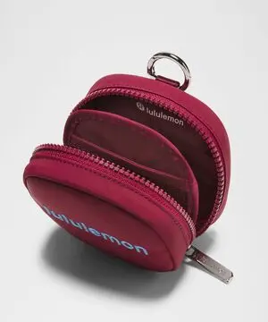 Lululemon Clippable Commuter Organizer Pouch - Raspberry Rave/dreamy Blue/silver