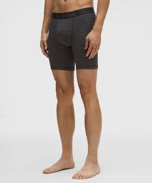 Lululemon Always In Motion Boxer Brief 7 - Propagate Stripe Mini Graphite Grey Black/propagate Stripe Mini Prep Blue True Navy/clubhouse Blue/prep Blue/heathered Silver Drop