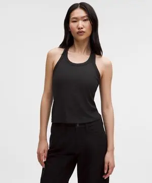 Lululemon Hold Tight Micro-rib Racerback Tank Top - Black