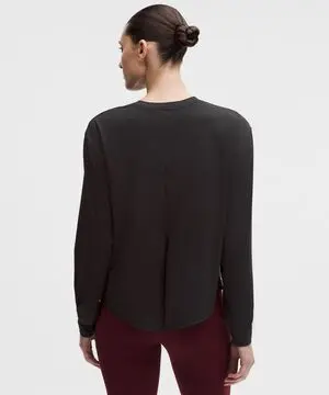 Lululemon All-sport Tie-back Long-sleeve Shirt - Black