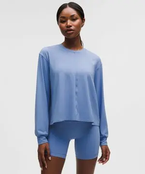 Lululemon All-sport Tie-back Long-sleeve Shirt - Prep Blue