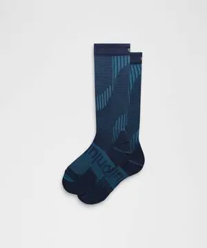 Lululemon Power Stride Knee-high Socks - Clubhouse Blue/club Blue