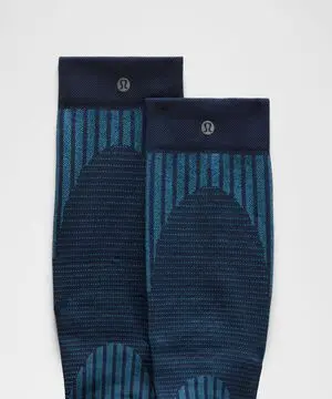 Lululemon Power Stride Knee-high Socks - Clubhouse Blue/club Blue