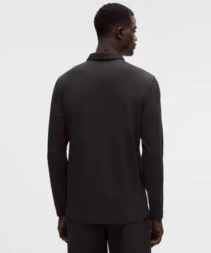Lululemon Showzero Long-sleeve Polo Shirt - Black