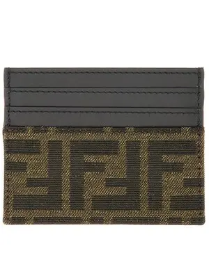 Fendi Leather Card Holder