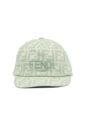 Fendi Cap With Logo - Green