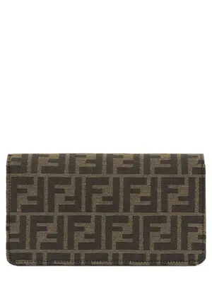 Fendi Baguette" Wallet - Brown