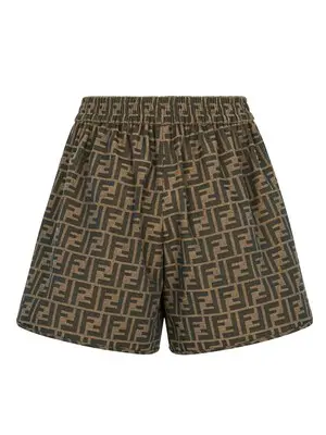 Fendi Loose Fit Shorts For Women