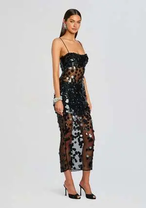 Retrofete Mischa Sequin Dress - Black