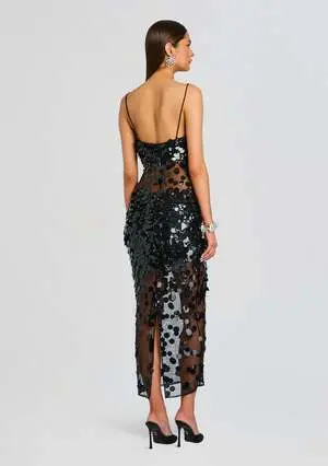 Retrofete Mischa Sequin Dress - Black
