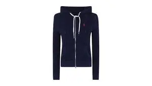 Polo Ralph Lauren Long Sleeve Full Zip Hoodie - Navy Blue