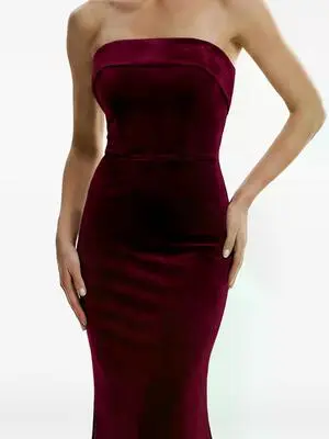 FRAMBOISE Strapless Amos Dress