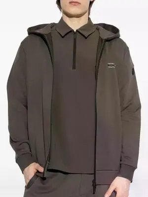Moncler Zip-up Hoodie - Brown