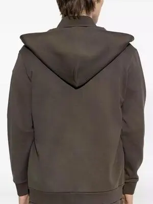 Moncler Zip-up Hoodie - Brown