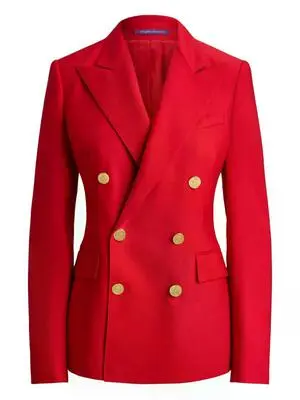 Ralph Lauren Camden Double-breasted Blazer - Red
