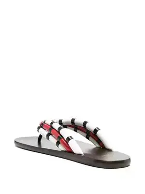 JUDE Striped Strap Sandals