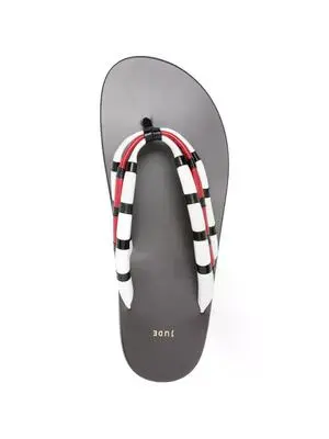 JUDE Striped Strap Sandals