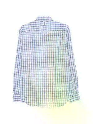 Canali Check Shirt - Blue