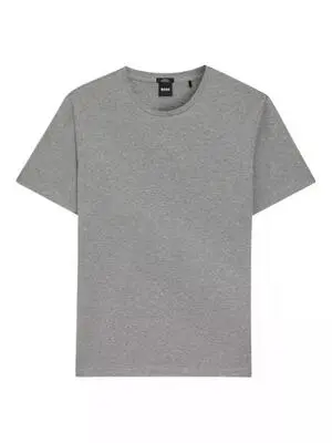 BOSS Crew-neck Cotton T-shirt - Grey