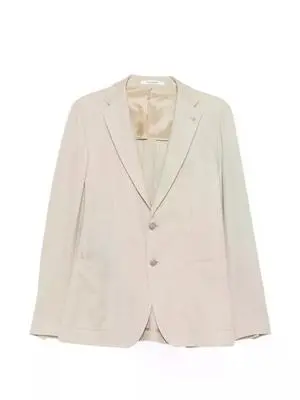 Tagliatore Textured Two-button Blazer - Neutrals