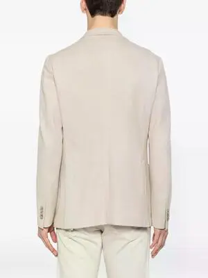 Tagliatore Textured Two-button Blazer - Neutrals