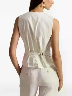 Polo Ralph Lauren Linen V-neck Waistcoat