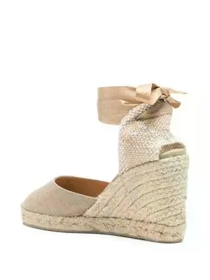 CastaÑer Carina Tie-fastening Wedge Espadrilles